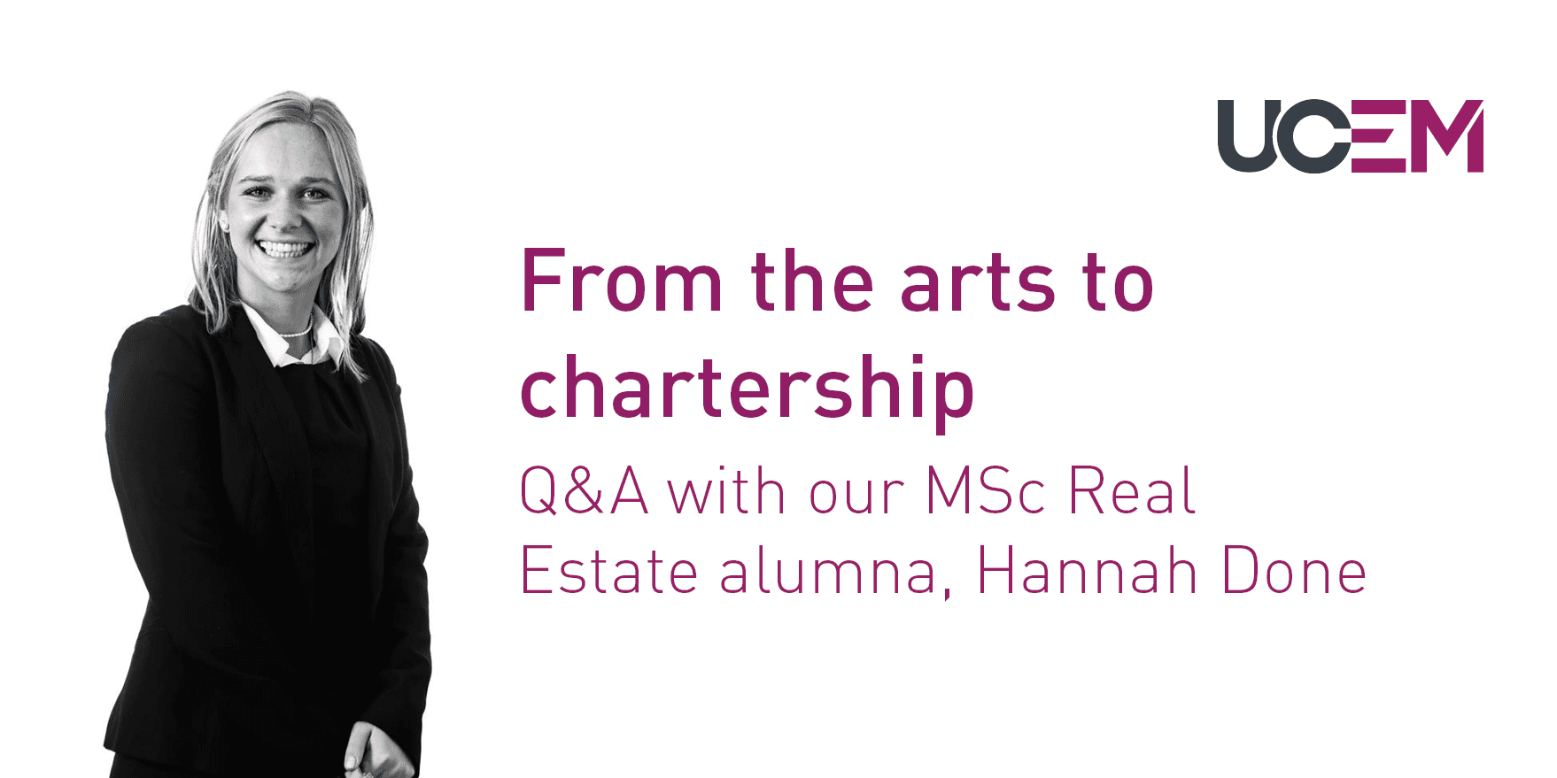 From the arts to chartership: Q&A with our MSc Real Estate alumna ...
