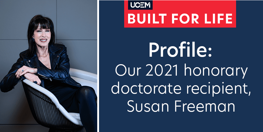 Profile: Our 2021 honorary doctorate recipient, Susan Freeman ...